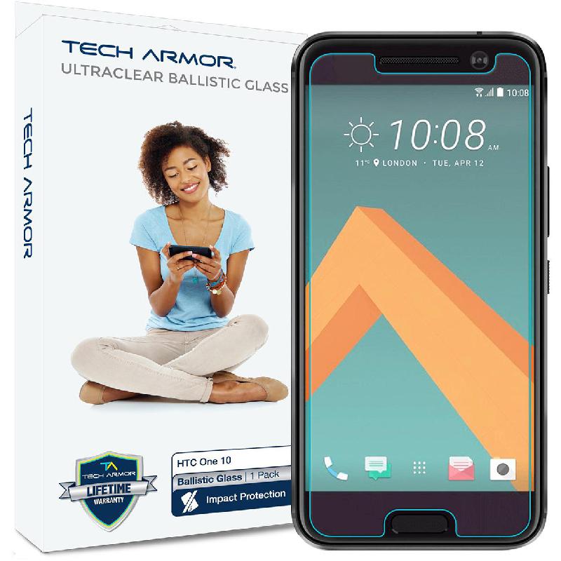 Tech Armor AFP Coating, Clear Smartphone Screen Protector for (HTC) 10 ...
