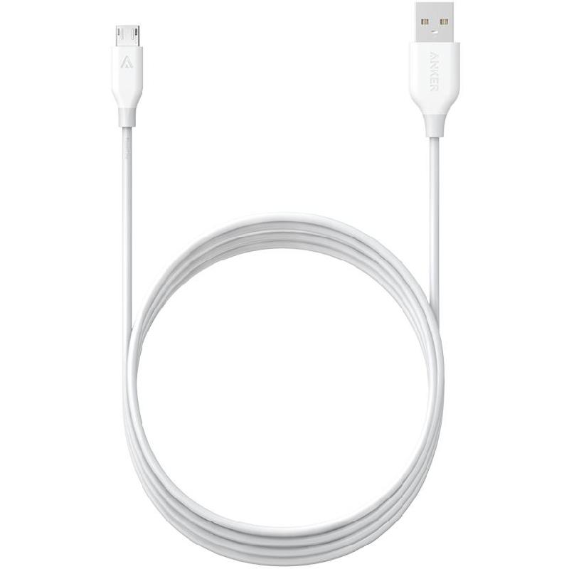 Anker PowerLine KEVLAR Micro USB to USB 2.0 Sync & Charge Cable 10.00 ...