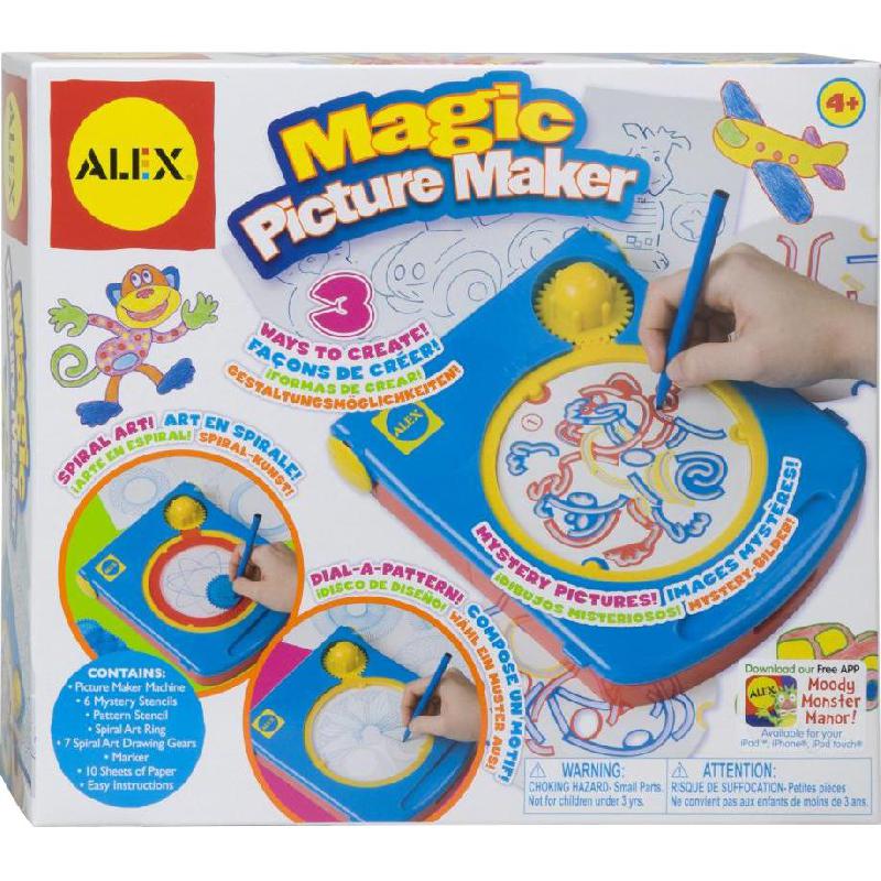 ALEX Brands Magic Picture Maker Coloring Activity Set 4 Years and Above ...