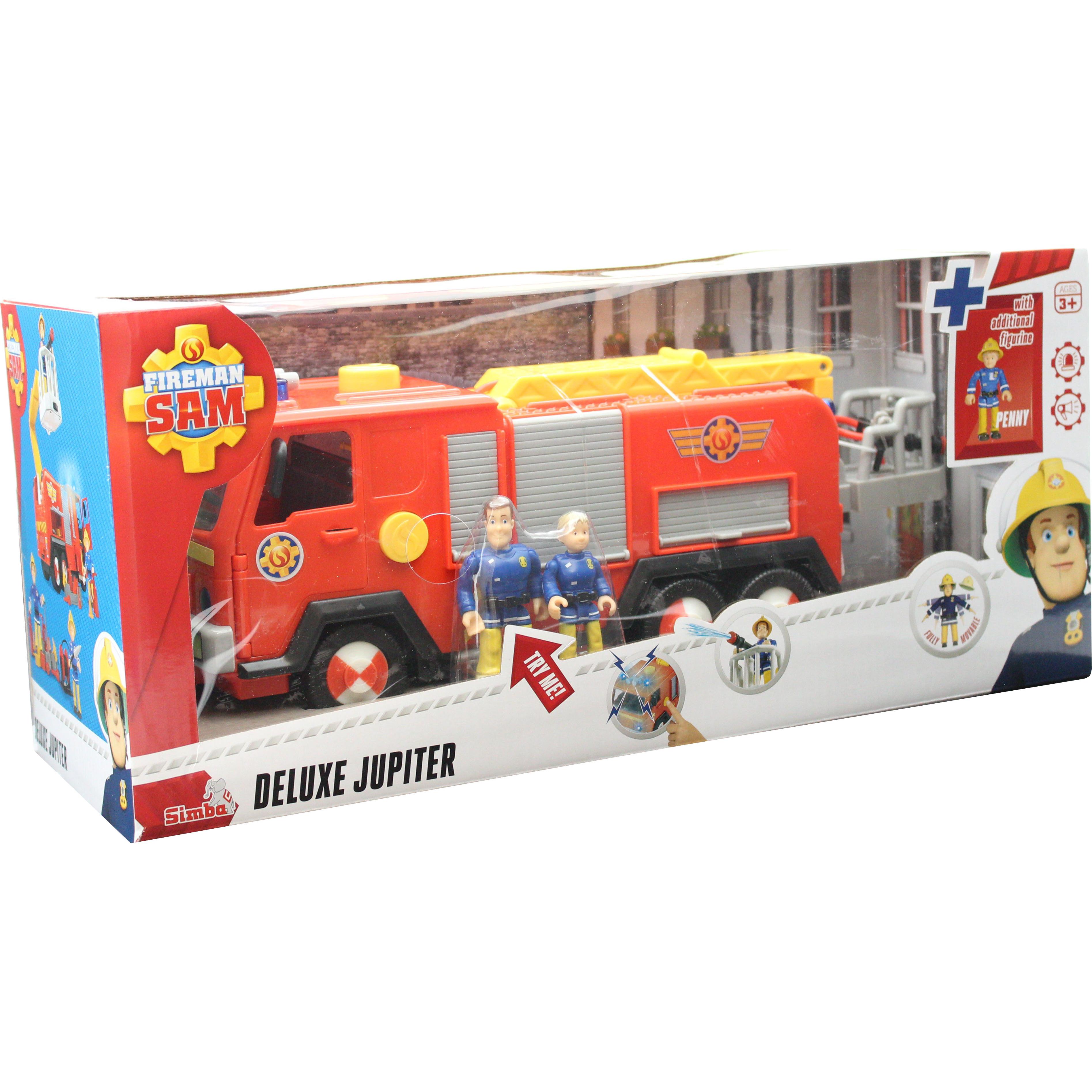 Fireman Sam Fire Engine Jupiter Playset Red - Jarir Bookstore Qatar
