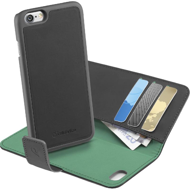 Cellularline Combo Flip Cover Mobile Case for iPhone 7/iPhone 8 Black ...