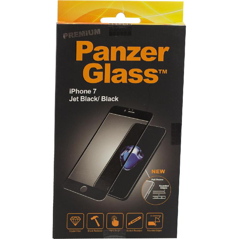 PanzerGlass Premium Tempered Glass, Rounded Edges, Jet Black Frame ...