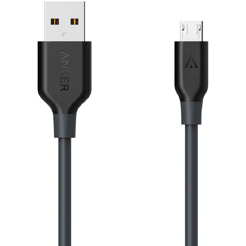 Anker PowerLine Micro USB to USB 2.0 Sync & Charge Cable 3.00 ft ( 91. ...