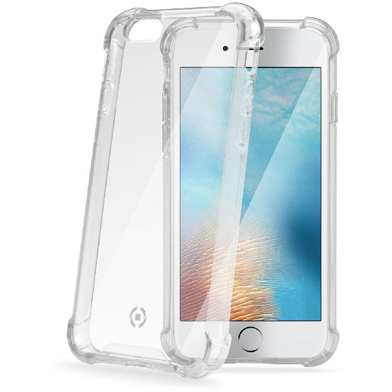 Celly Armor Back Cover Mobile Case for iPhone 7 Transparent White Celly
