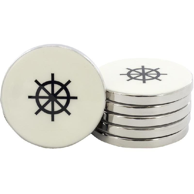 Coaster Aluminum with Round Cork Base - Jarir Bookstore KSA