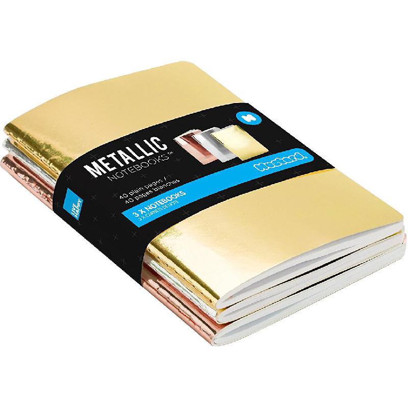 Mustard Metallic Notebook Girly 12 X 17 cm - Jarir Bookstore Qatar