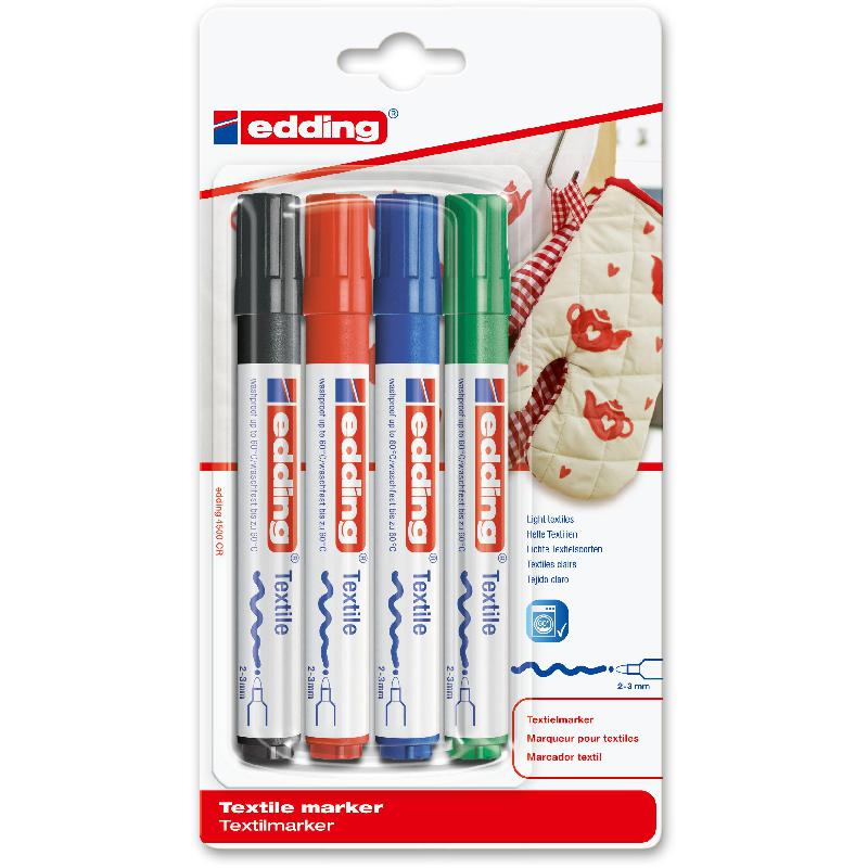 Edding Fabric Painting Textile Marker (Waterbased, 2 - 34 mm) - Jarir ...