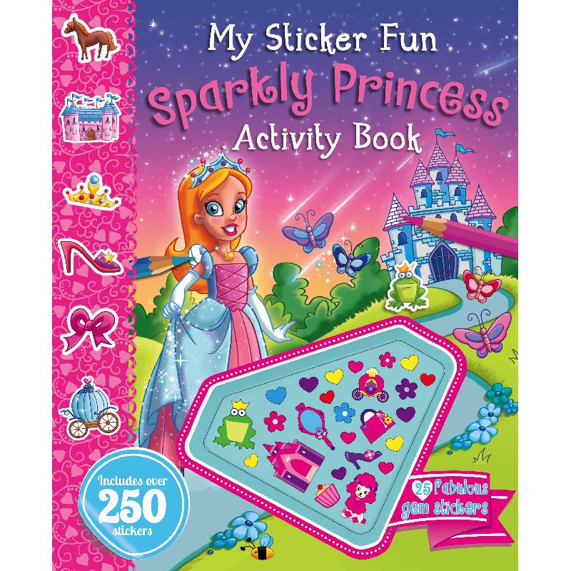 Sparkly Princess My Sticker Fun Activity Book - Jarir.com KSA