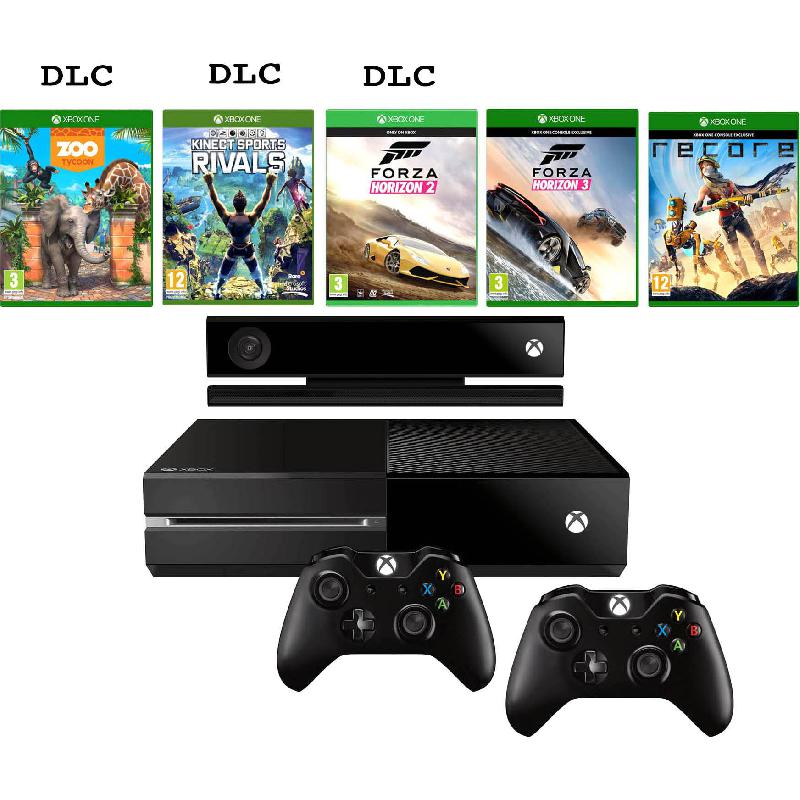 Microsoft Xbox One (with Kinect) 500 GB Black - Jarir Bookstore Qatar