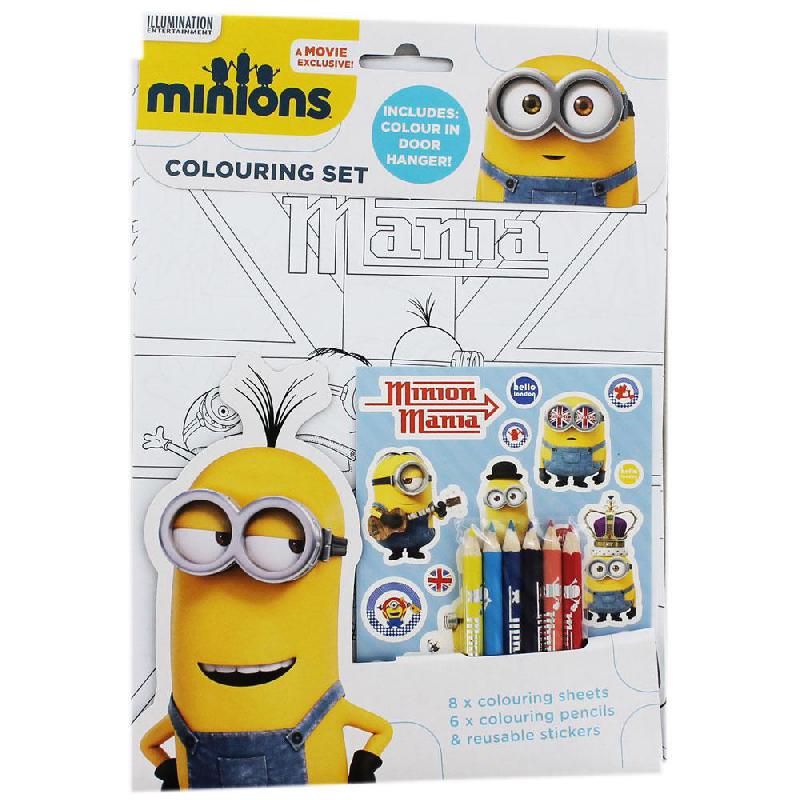 Minion Mania - Colouring Set Minions - مكتبة جرير السعودية