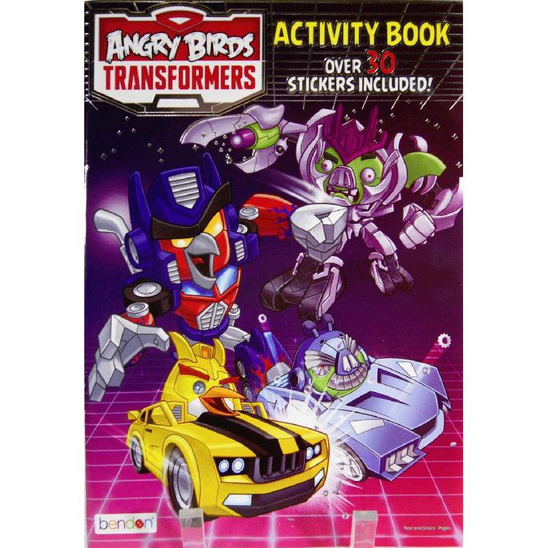 Transformers - Activity Book Angry Birds Staffs of Hasbro - مكتبة جرير ...