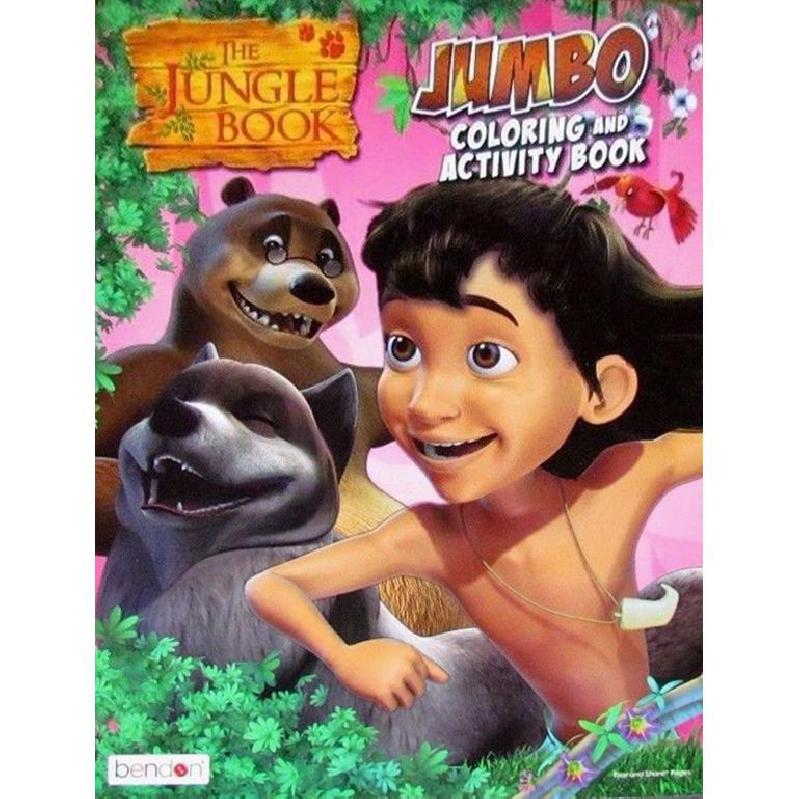 The Jungle Book - Jumbo Coloring & Activity Book Jungle Book - Jarir ...