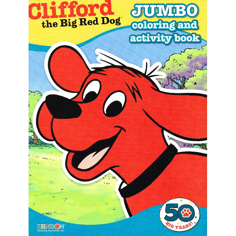 Clifford, The Big Red Dog Jumbo Colouring & Activity Book Norman ...
