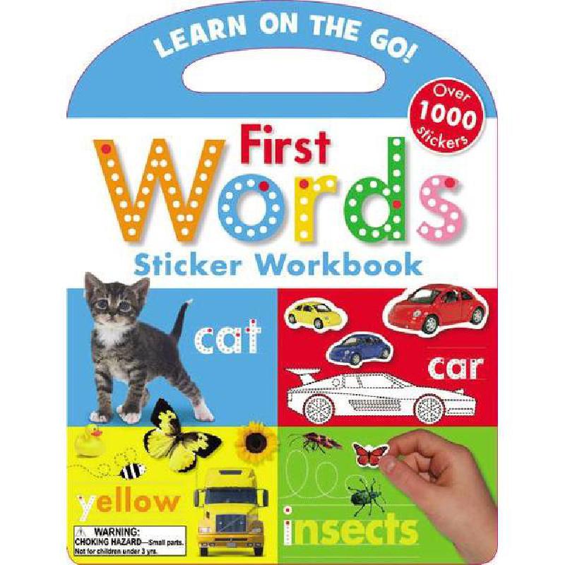 First Words Sticker Workbook Learn On The Go! Sarah Creese - Jarir.com KSA