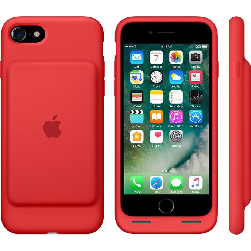 Apple Smart Mobile Case with Battery for iPhone 7 (Product) Red Apple