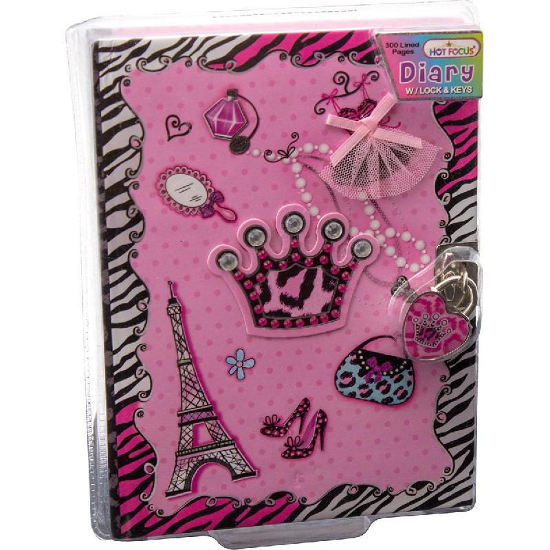 Hot Focus Magical Friends Diary With Lock & Keys Organizer & Stationary ...