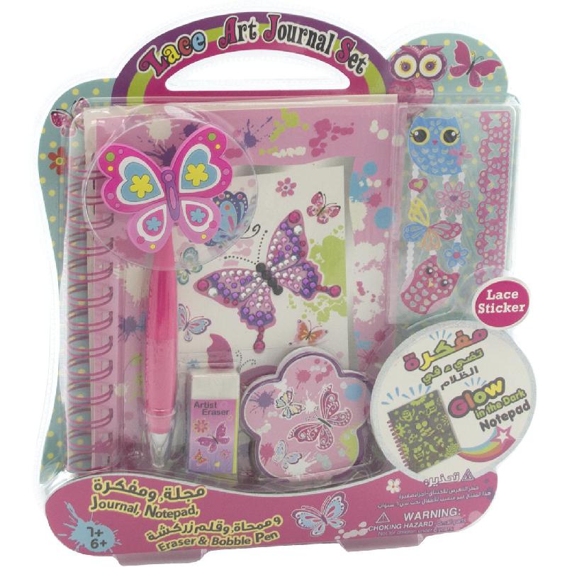 Hot Focus Lace Art Journal Set, Bobble Pen Paradise Organizer ...