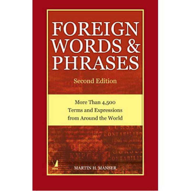 Foreign Word & Phrases, 2nd Edition Martin Manser - Jarir.com KSA