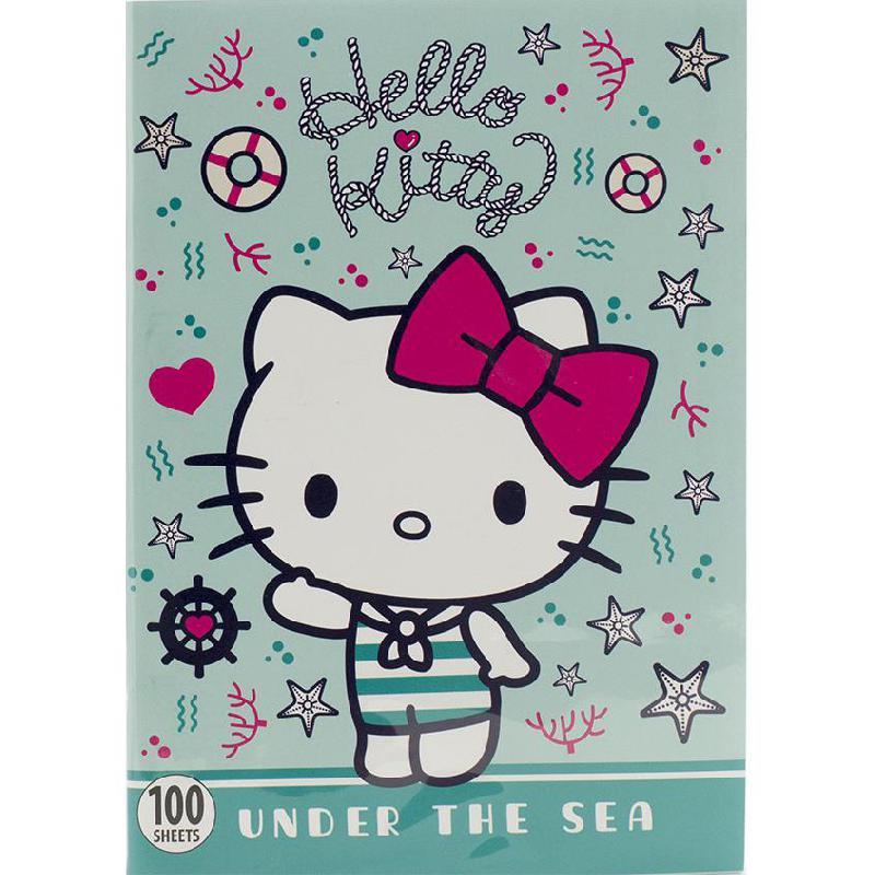 Hello Kitty Exercise Book Under The Sea 4-Line A5 - Jarir Bookstore KSA