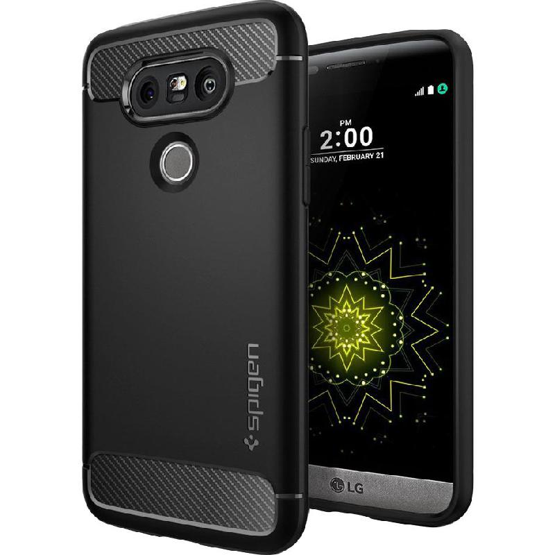 Spigen Rugged Armor Back Cover Mobile Case for (LG) G6 Black Spigen