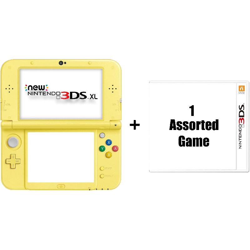 Nintendo 3DS XL Bundle with 1 Assorted Game Yellow - Jarir Bookstore KSA