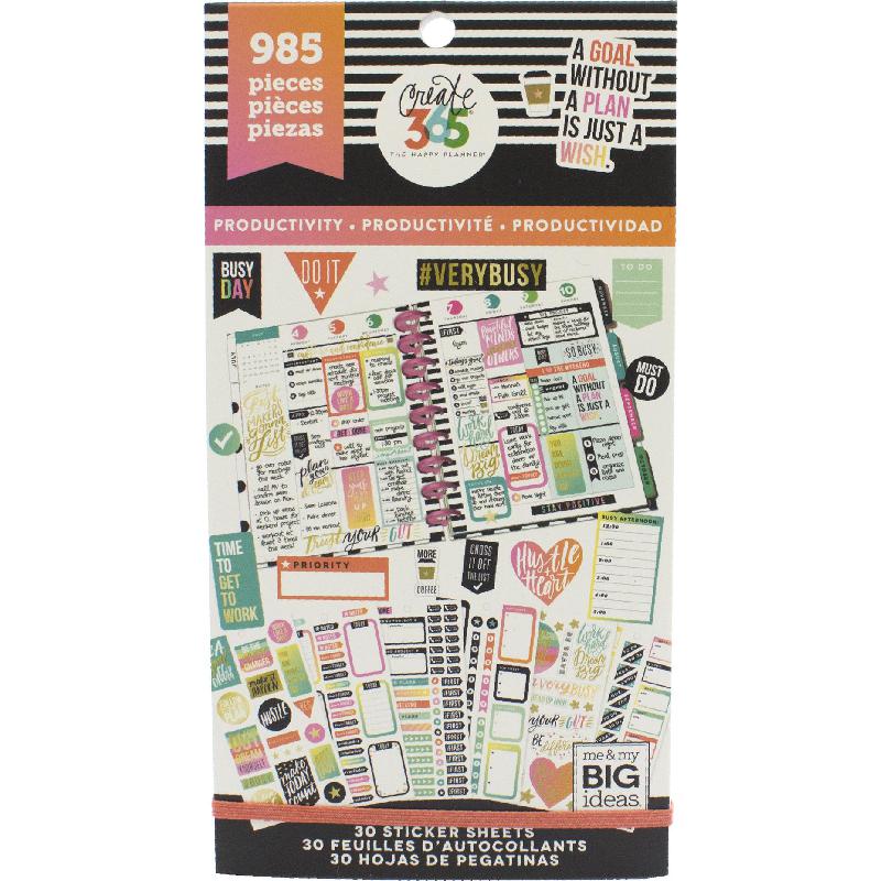 me & my BIG ideas Create 365 Productivity Sticker Themed Shape - Jarir ...