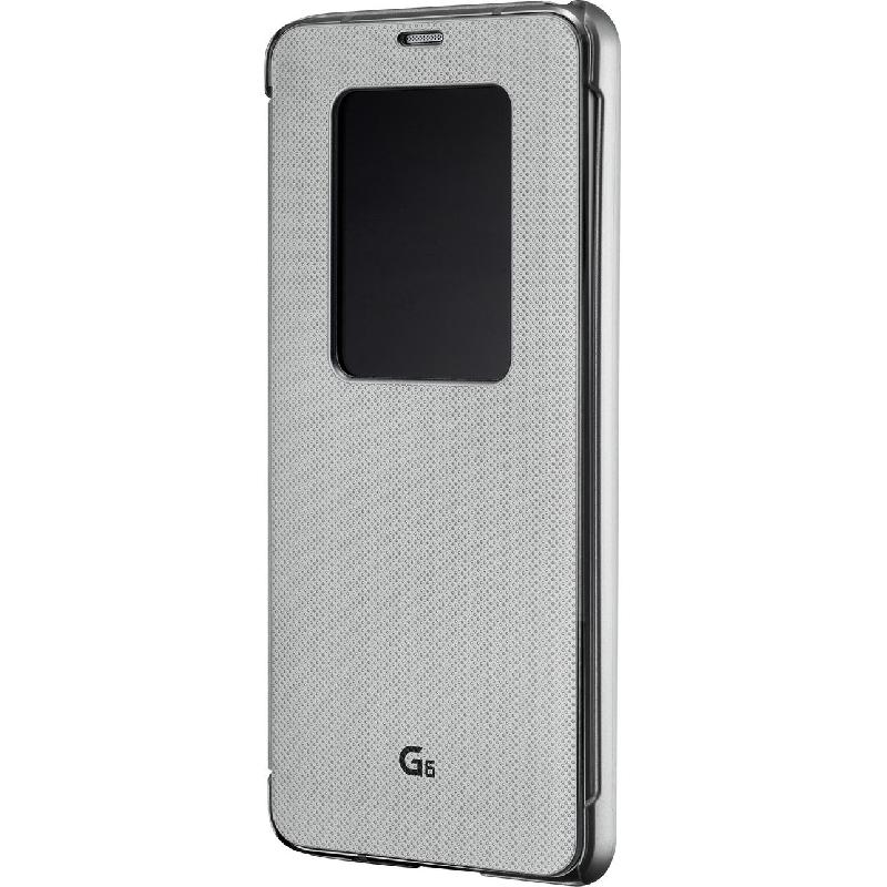VOIA CleanUP Quick Cover Flip Cover Mobile Case for LG G6 Silver VOIA
