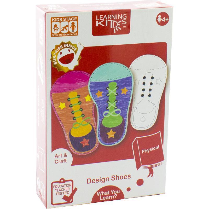 Learning Kids Art & Craft Design Shoes Puzzle & Activity Set, 20 Pieces ...