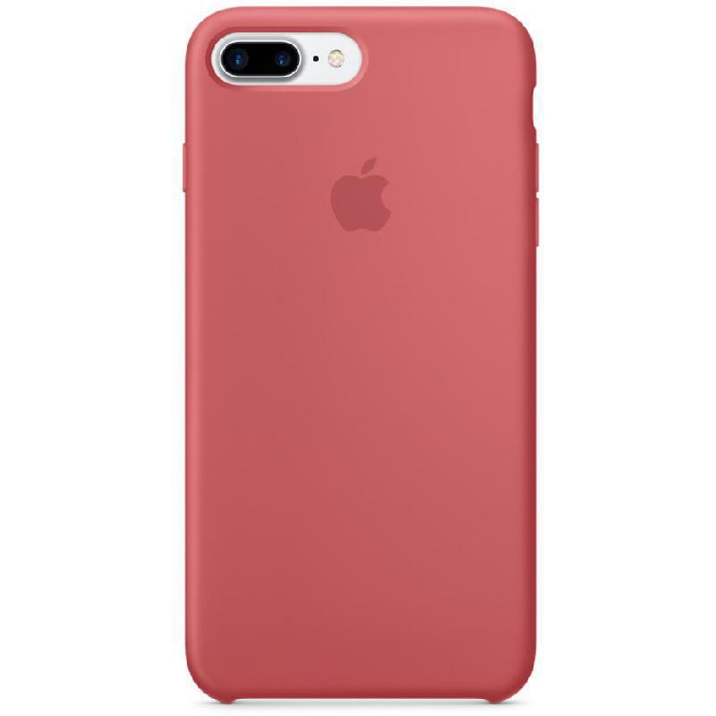 Apple Silicone Back Cover Mobile Case for iPhone 7 Plus Camellia Apple