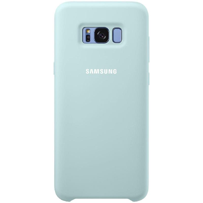 Samsung Silicone Back Cover Mobile Case for (Samsung) Galaxy S8+ Blue ...