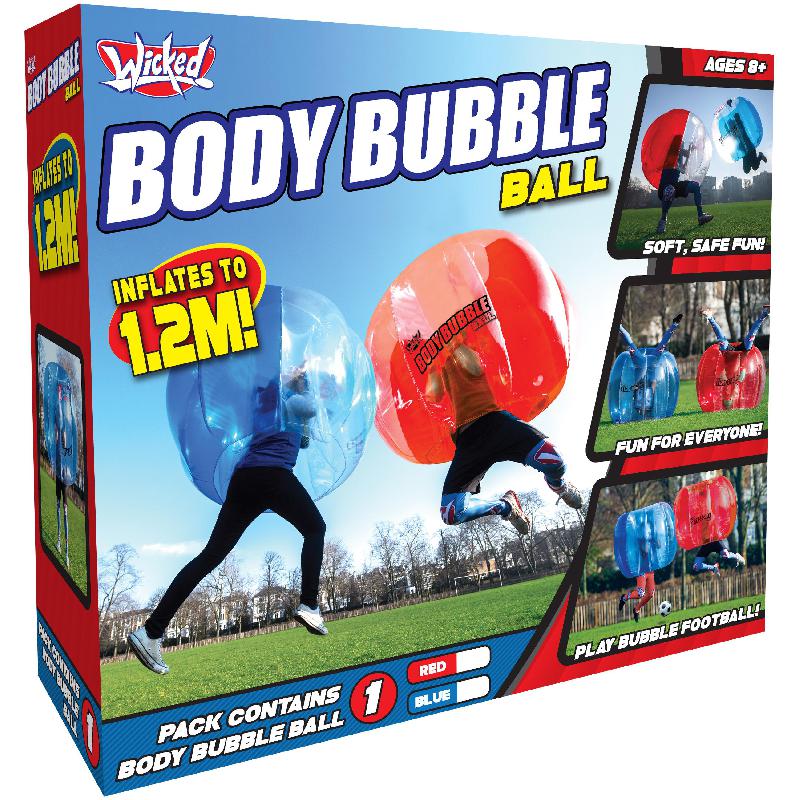 Wicked Socker Boppers Body Bubble Ball, Exercise Play, Blue, 8 Years ...
