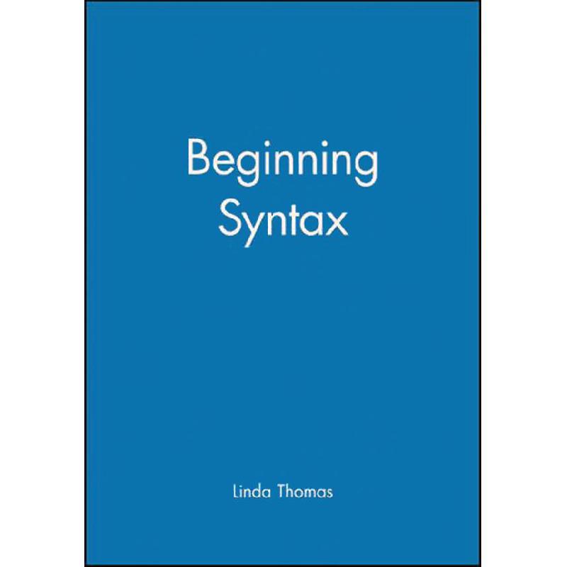 Beginning Syntax Linda Thomas - Jarir.com KSA