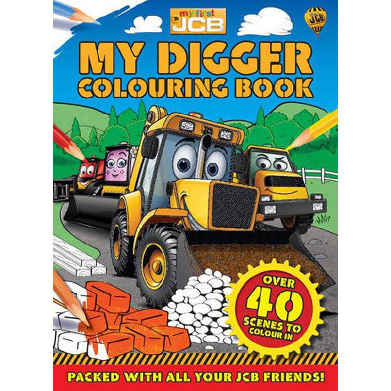 My Digger, Colouring Book My First JCB - Jarir.com KSA