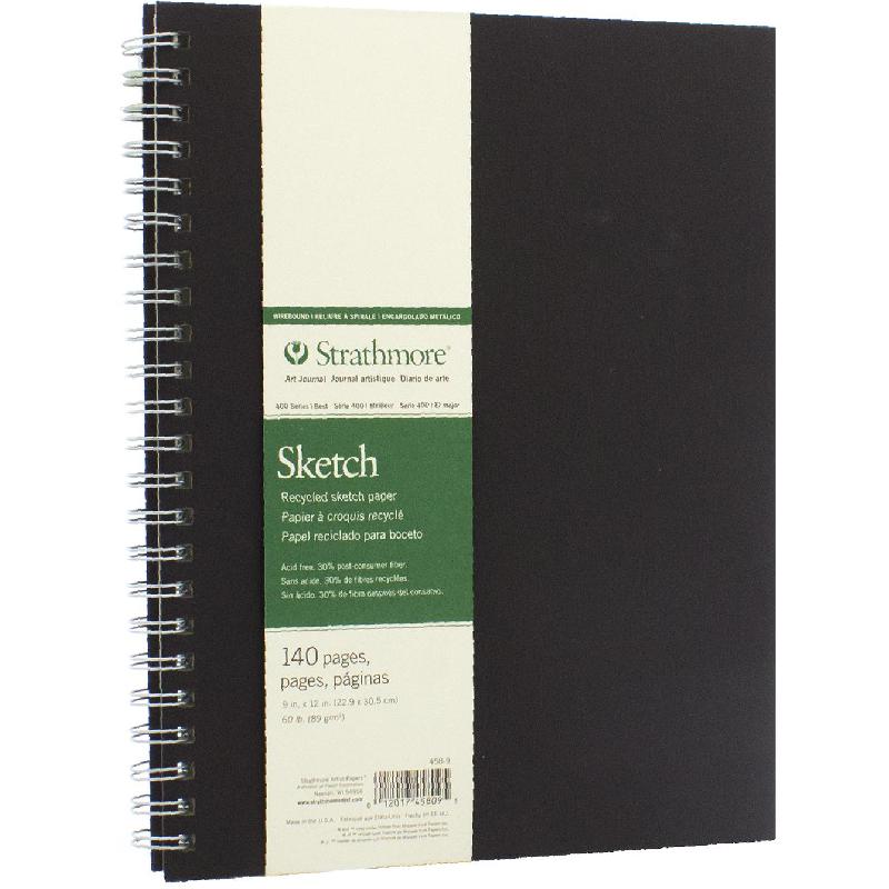 Strathmore Art Journal Lightly-Textured Matte Cover Choco Brown 9" X 12 ...