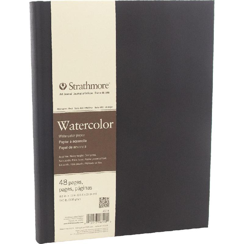 Strathmore Art Journal Lightly-Textured Matte Cover Choco Brown Letter ...