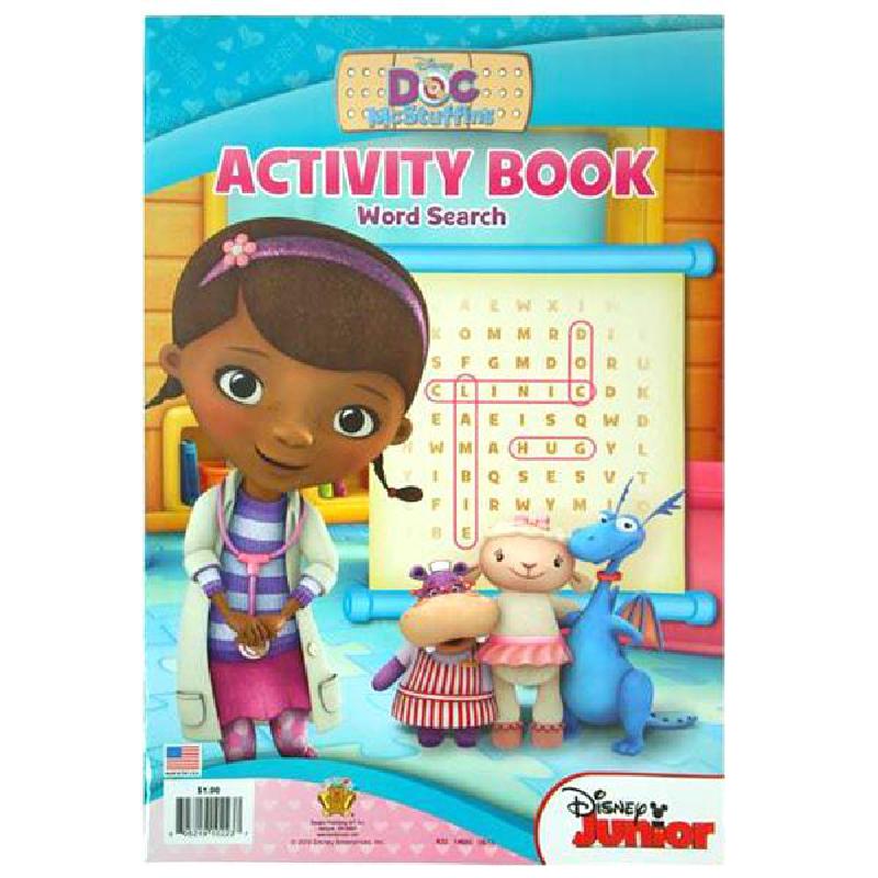Disney Doc McStuffins, Activity Book, Word Search لا ينطبق لا ينطبق في ...