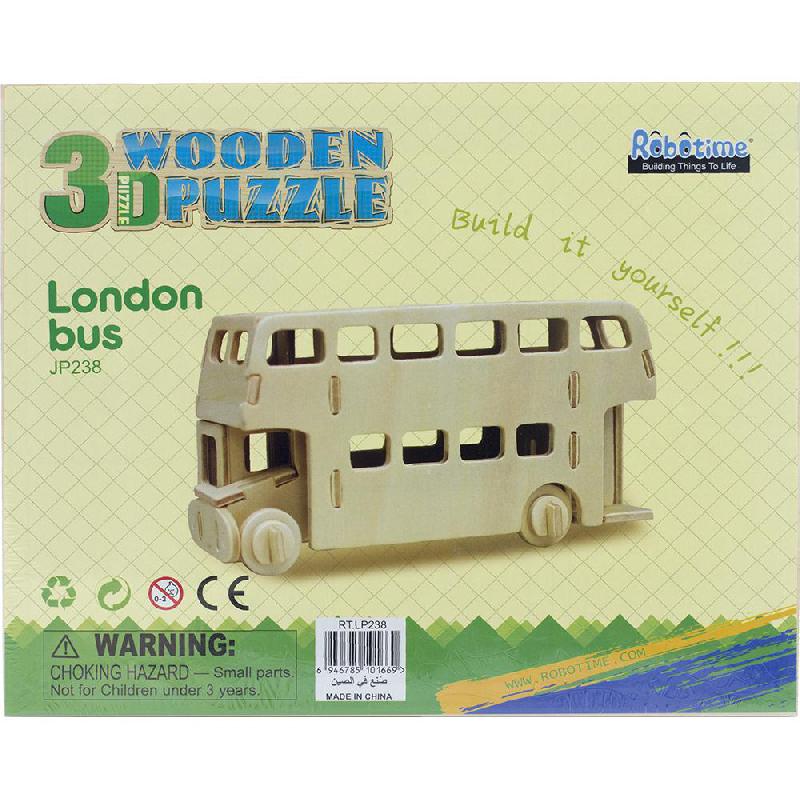 RobotimeSS London Bus 3D Puzzle 26 Pieces - Jarir Bookstore KSA