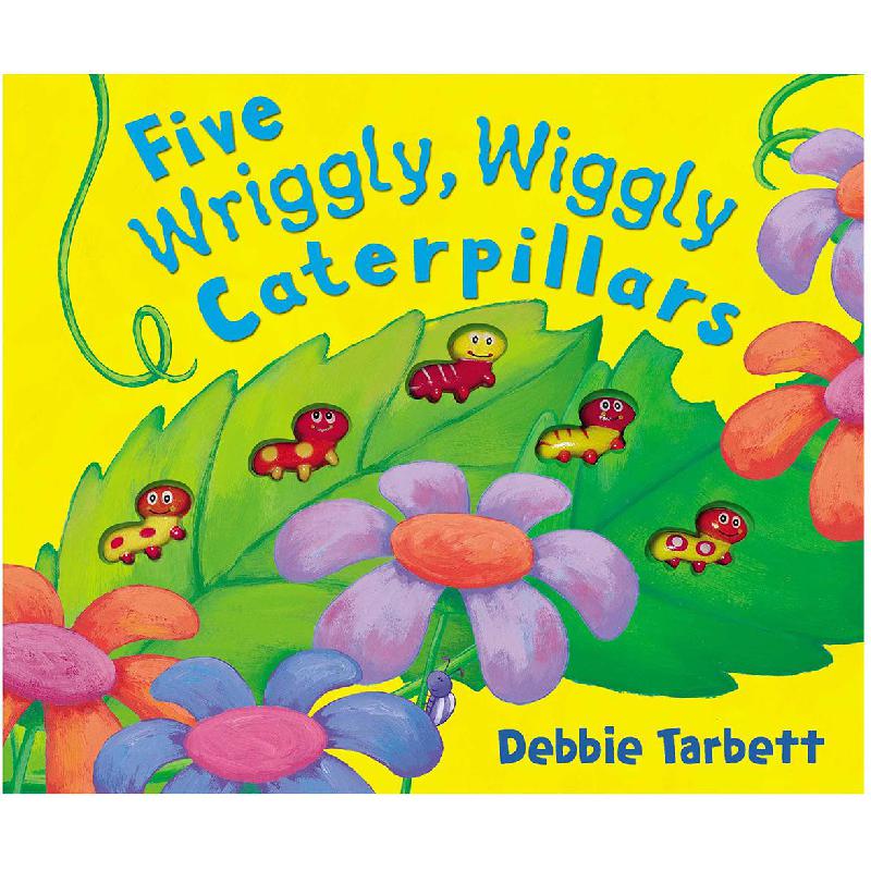 Five Wriggly, Wiggly Caterpillars Mini Moulded Counting Books Debbie ...