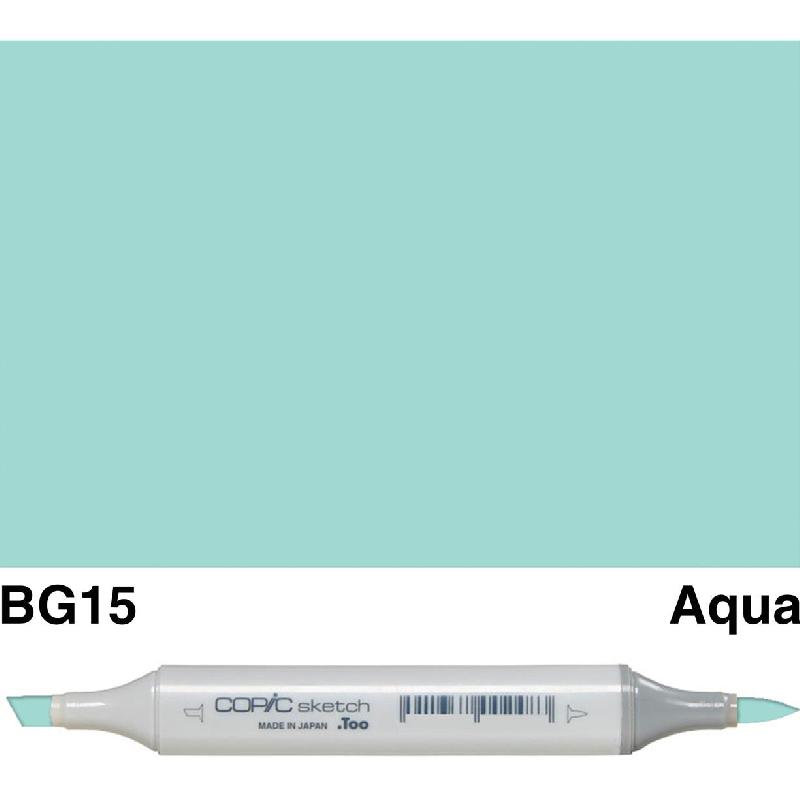 COPiC Sketch BG-15 Graphic Art Marker Aqua - Jarir Bookstore KSA