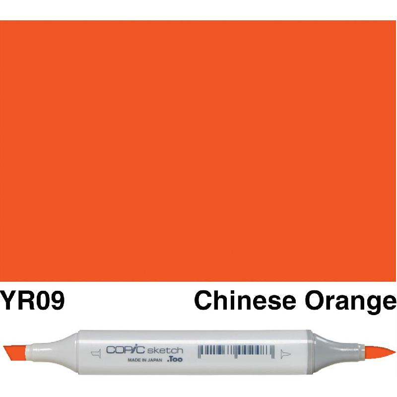 COPiC Sketch YR-09 Graphic Art Marker Chinese Orange - Jarir Bookstore KSA