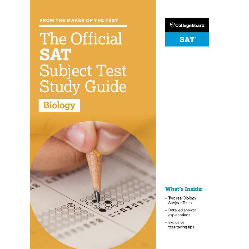 The Official SAT Subject Test in Biology, Study Guide College Board ...