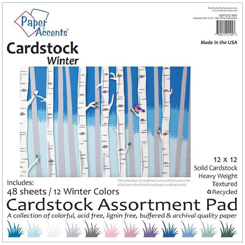 Paper Accent Winter Cardstock Assortment Pad - Jarir Bookstore KSA