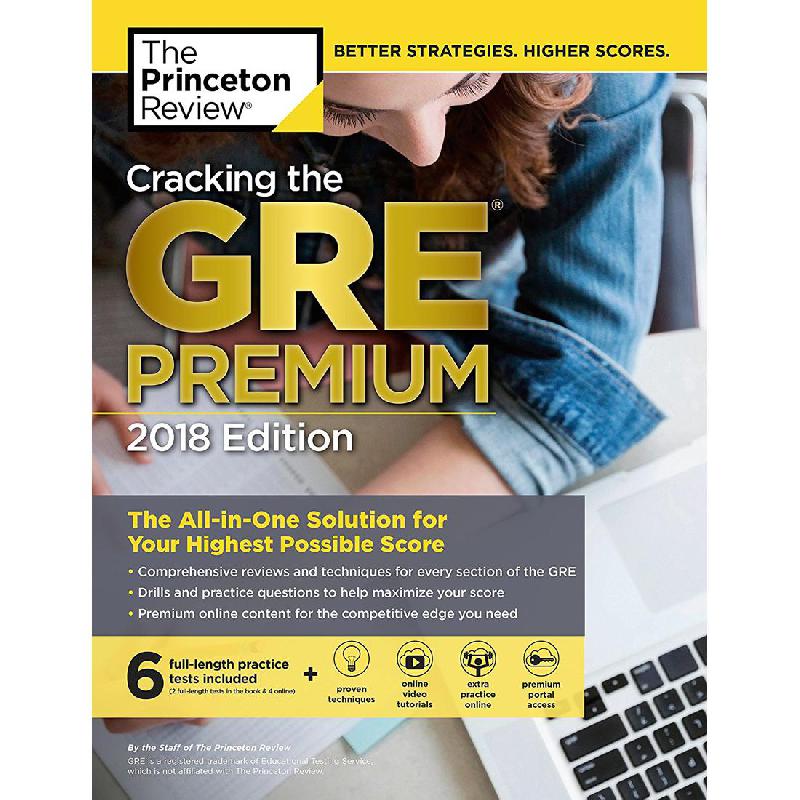 Cracking The GRE Premium, 2018 Edition Graduate Test Preparation Staffs ...