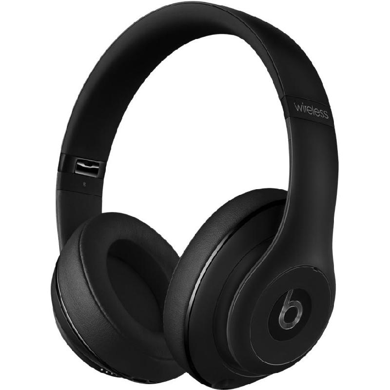 Beats Studio On-Ear Headphones Bluetooth/Wired (Optional) Matte Black ...