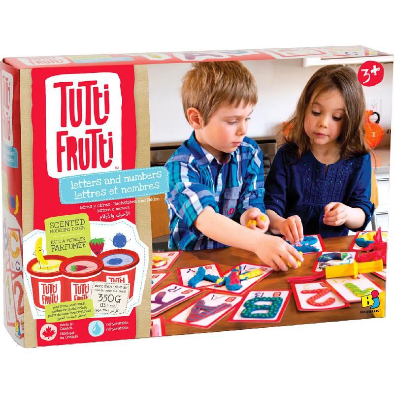 Bojeux Tutti Frutti Letters and Numbers, Scented Modelling Clay Playset ...