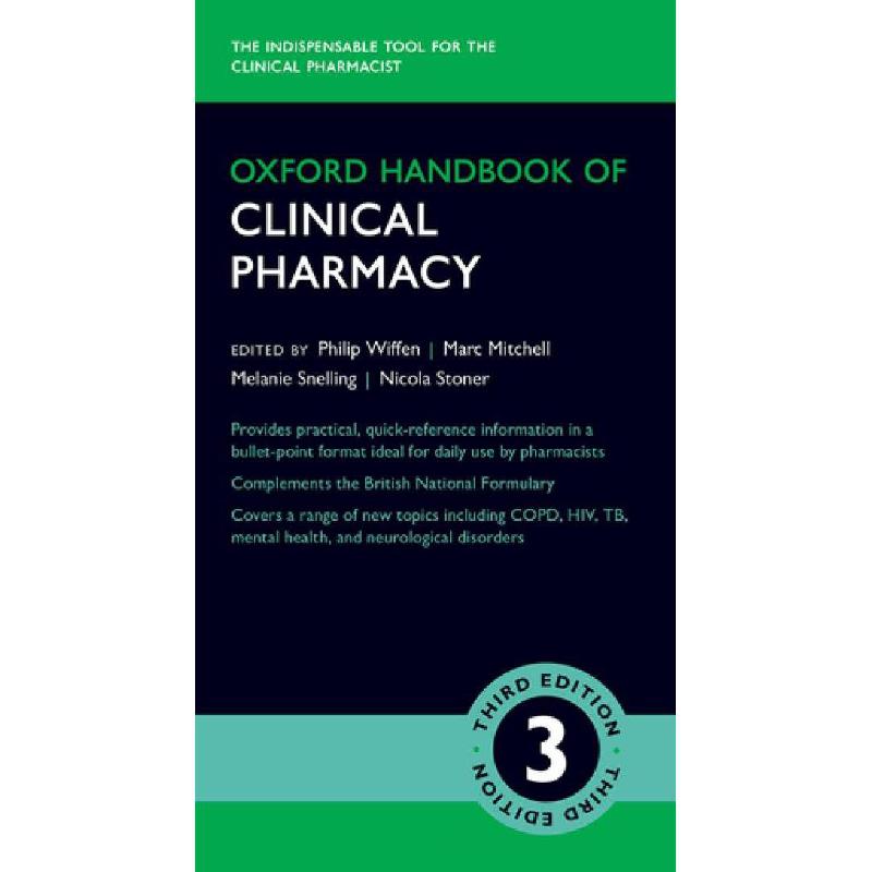 Clinical Pharmacy, 3rd Edition Oxford Medical Handbooks Philip Wiffen ...