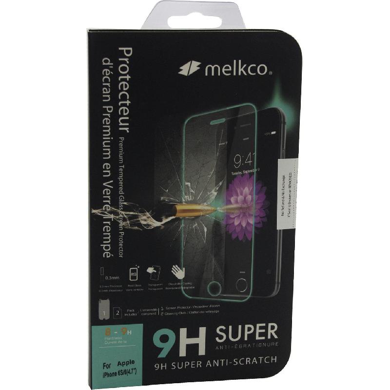 Melkco 9H Super Tempered Glass, Clear Finish, .3mm Thickness ...