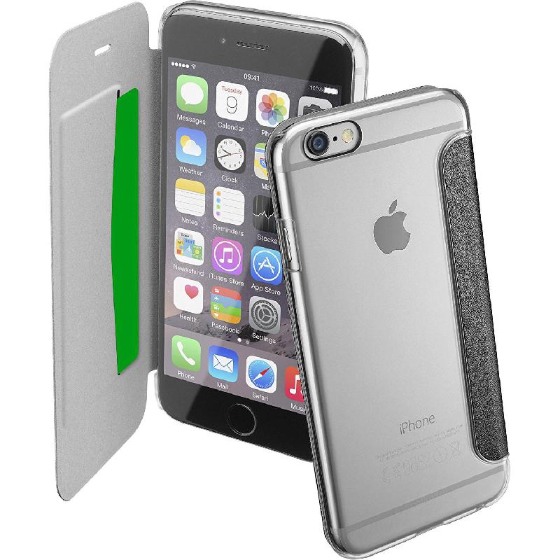 Cellularline Clear Book Flip Cover Mobile Case for iPhone 6/iPhone 6s ...