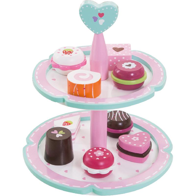 Roco Wooden Cake Dish Kid's Pretend Play White - Jarir Bookstore KSA