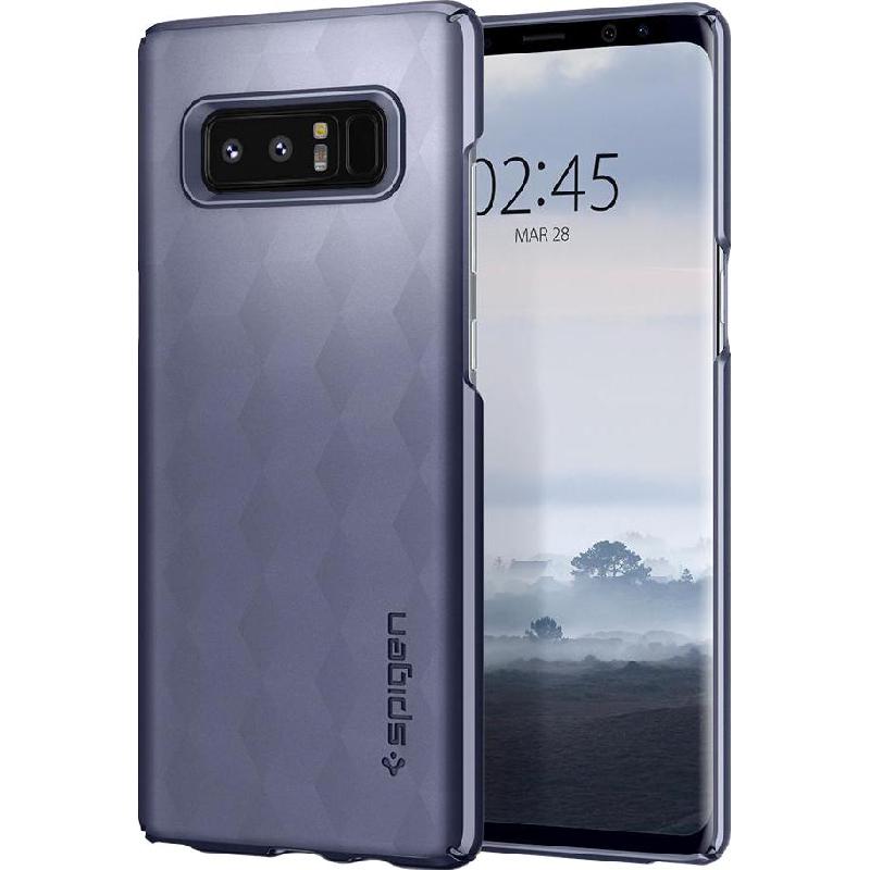 Spigen Thin Fit Back Cover Mobile Case for (Samsung) Galaxy Note8 Grey ...